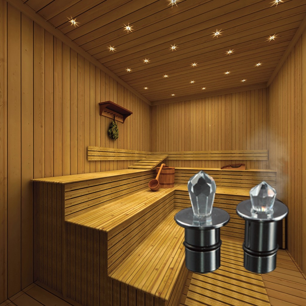 SCC70 Fiber Optic sauna crystal lighting kit | Fiber Optic lighting kits